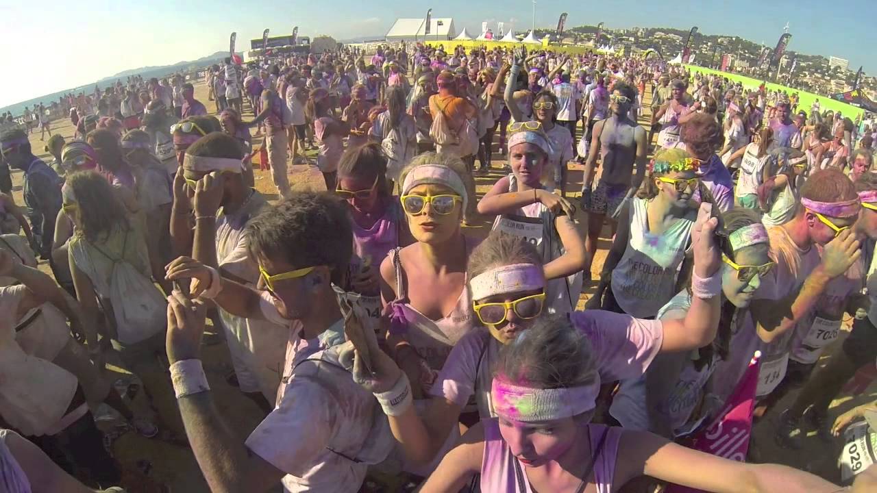Crazy Color Run Marseille - YouTube