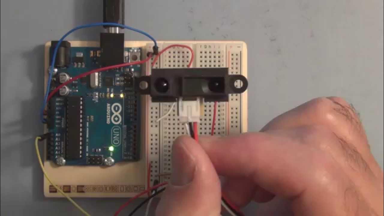 Connecting a Sharp Distance Sensor to the Arduino Uno - YouTube