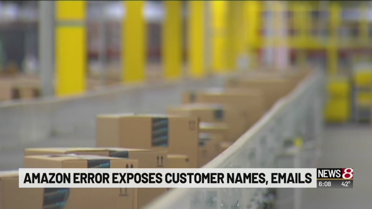 Amazon error exposes customer names, emails - YouTube