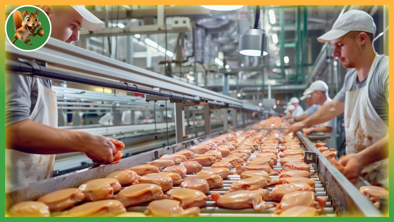 How MILLIONS of Chicken Wings are Produced - YouTube