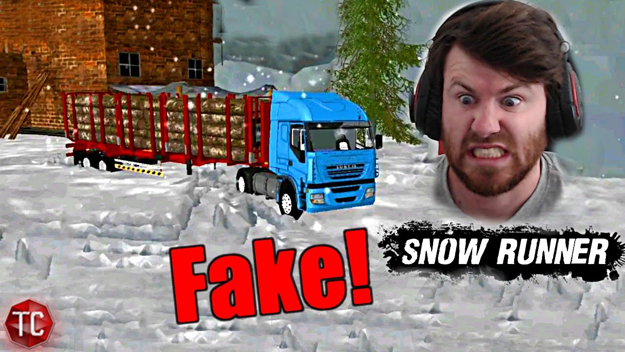 I tried FAKE SNOWRUNNER and it was absolutely TERRIBLE - YouTube