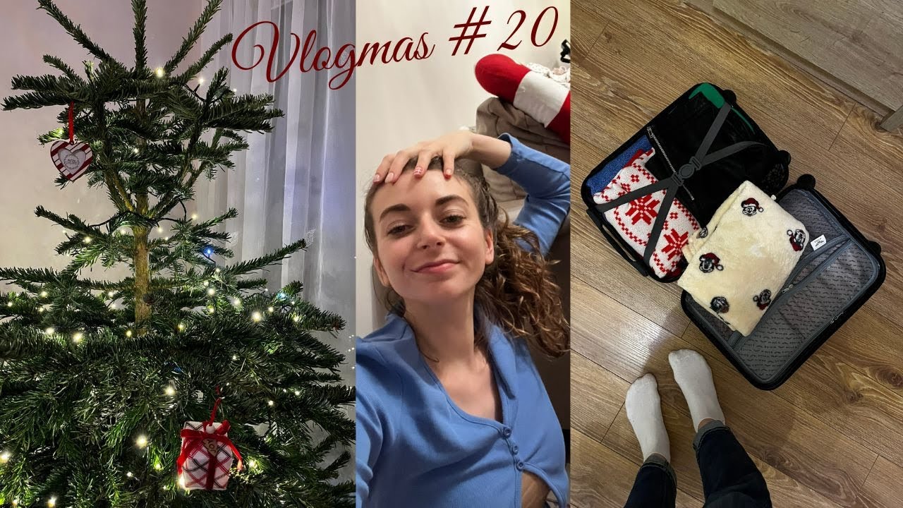 VLOGMAS #20 MÓJ MAKIJAŻ, PREZENT DLA ZNAJOMEJ, PAKUJE WALIZKĘ - YouTube