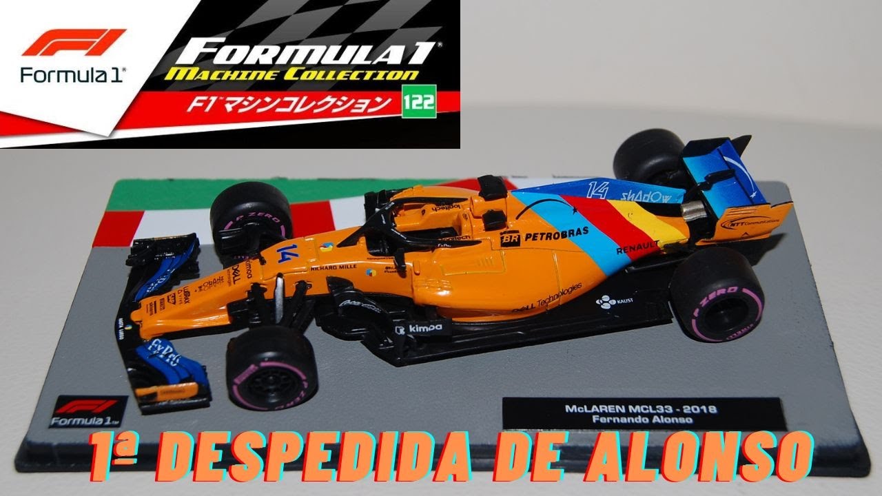 Formula 1 Machine Collection #122 McLaren MCL33 Renault Fernando Alonso ...