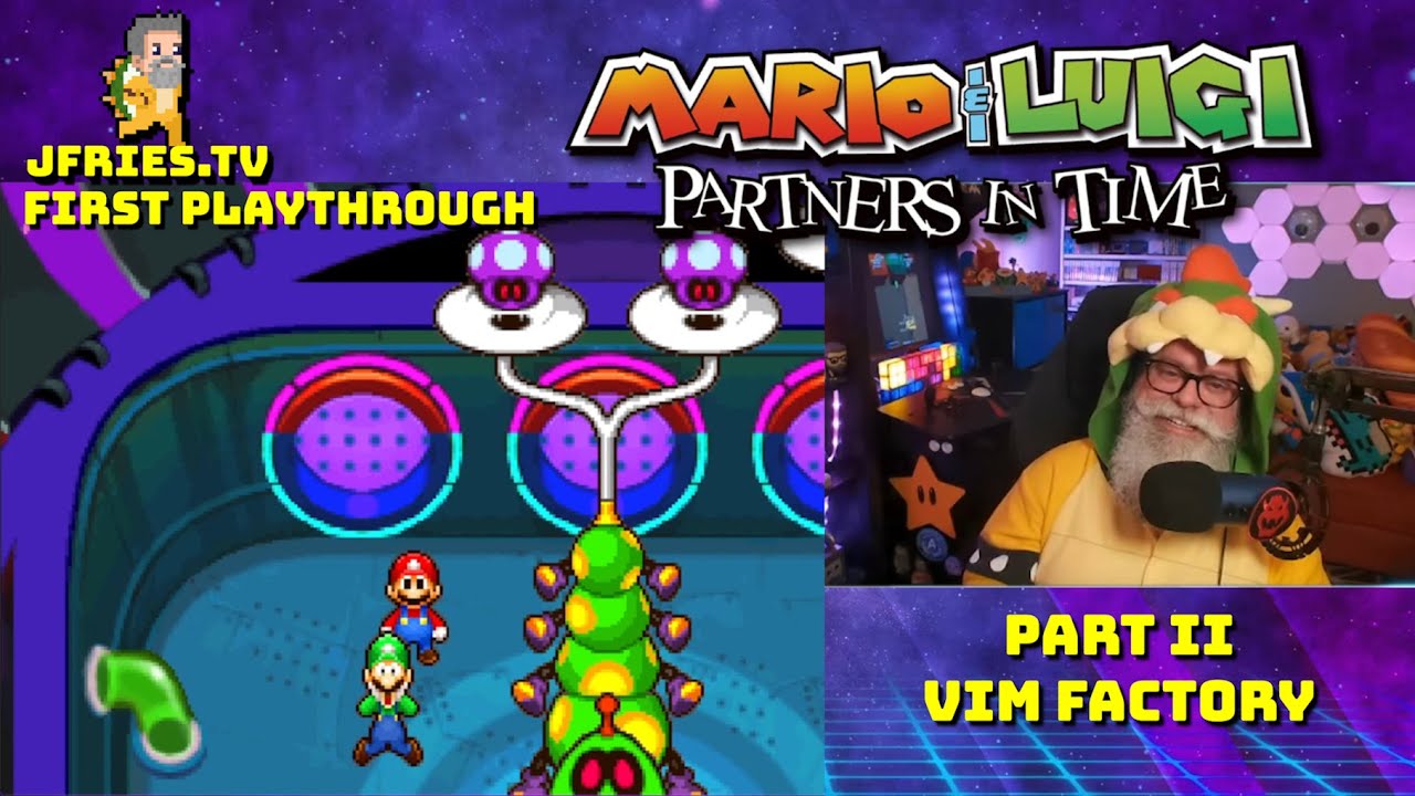 Mario & Luigi: Partners in Time - Part II - Vim Factory - YouTube