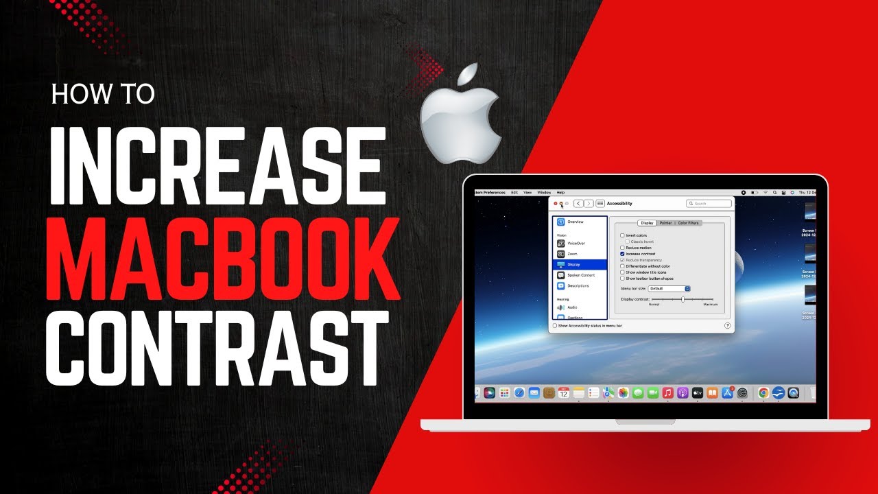 How to Increase Contrast on Macbook - YouTube