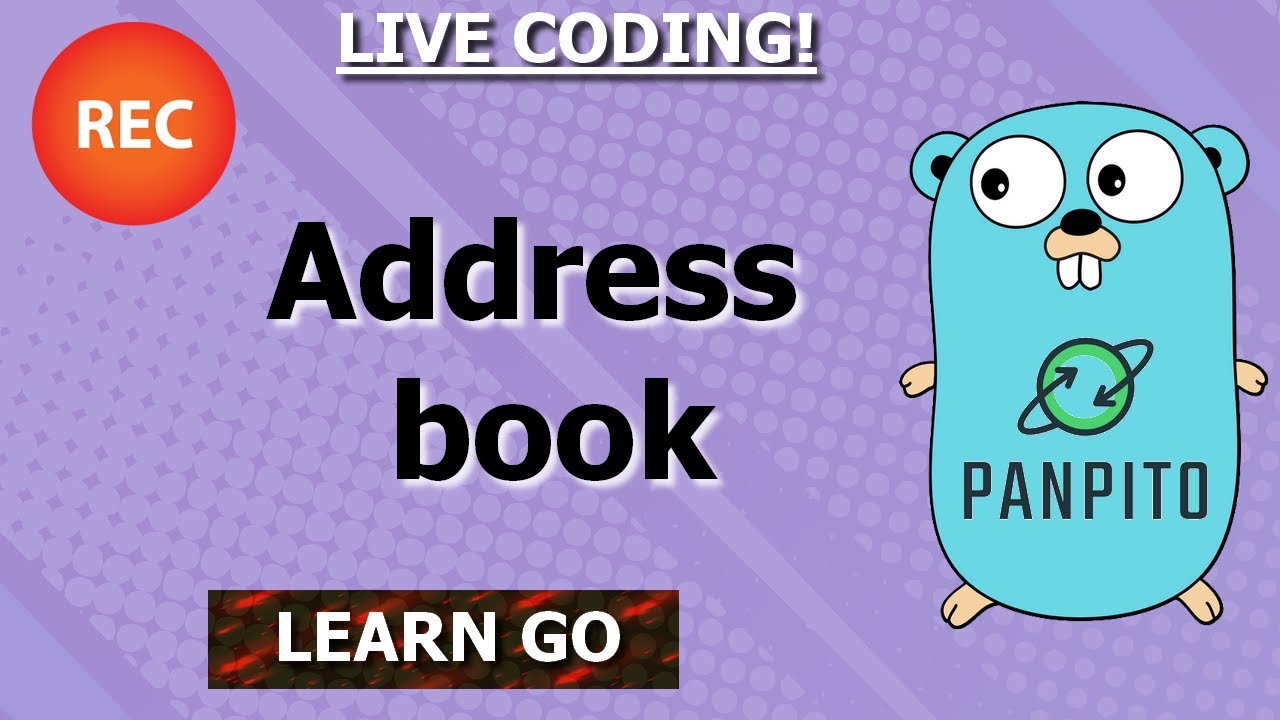 Golang Live Coding Address Book Problem Youtube