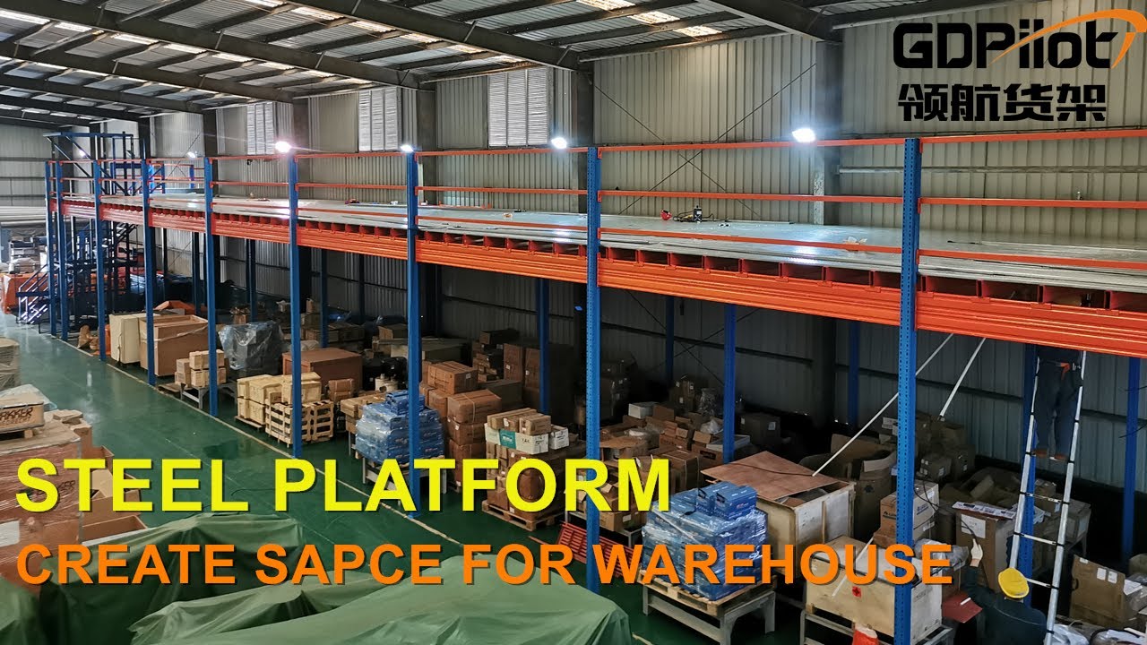 Steel Platform for warehouse - YouTube