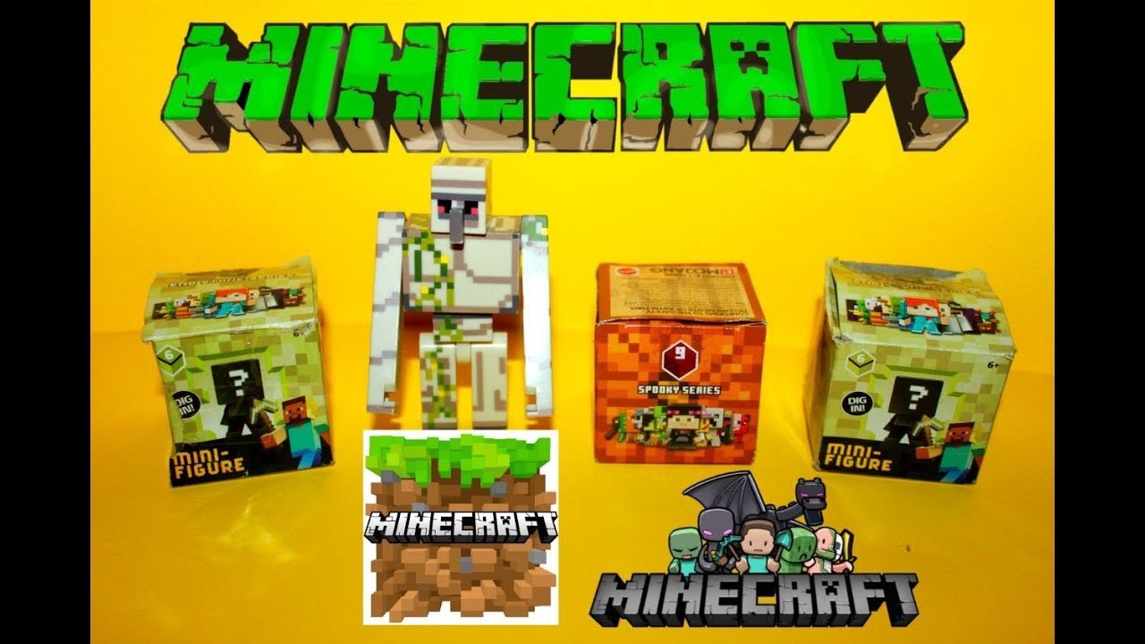 MINECRAFT UNBOXING Toys Opening Minecraft Surprise Box Toys - YouTube