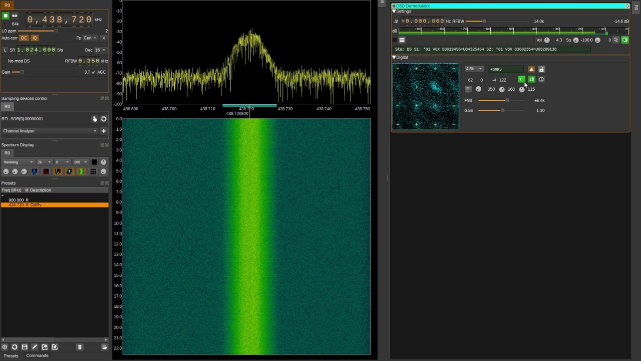 SDRangel DMR Decoding - YouTube