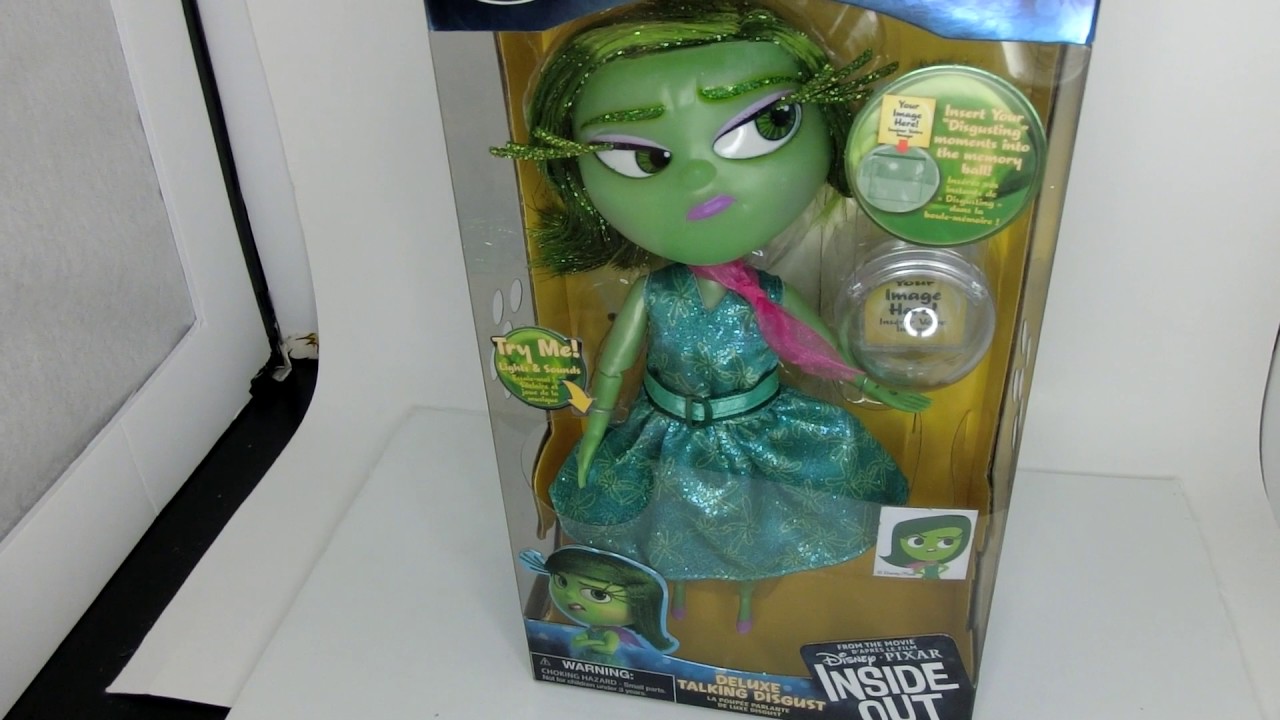 Disney Inside Out Talking dolls Disgust - YouTube