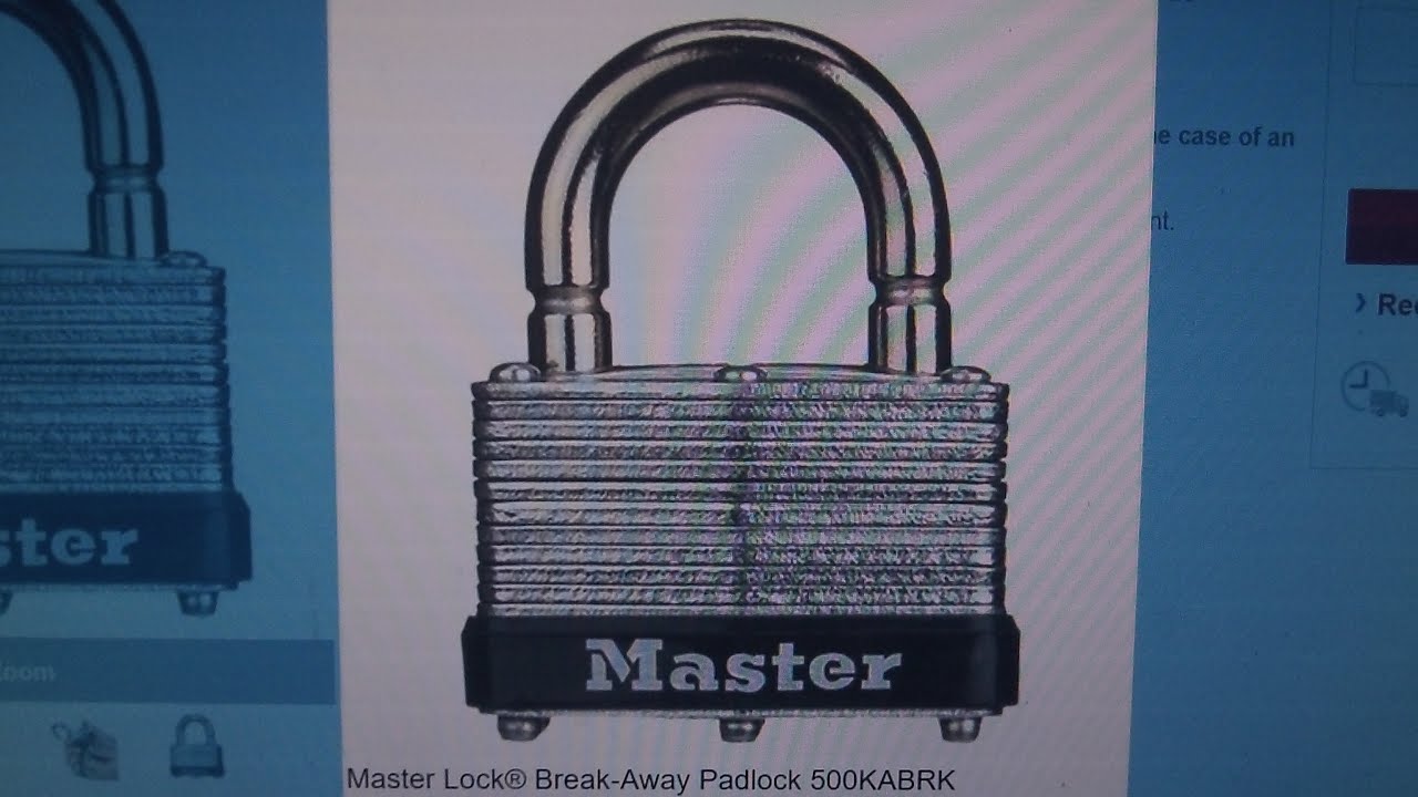 A Master Breakable Lock. - YouTube