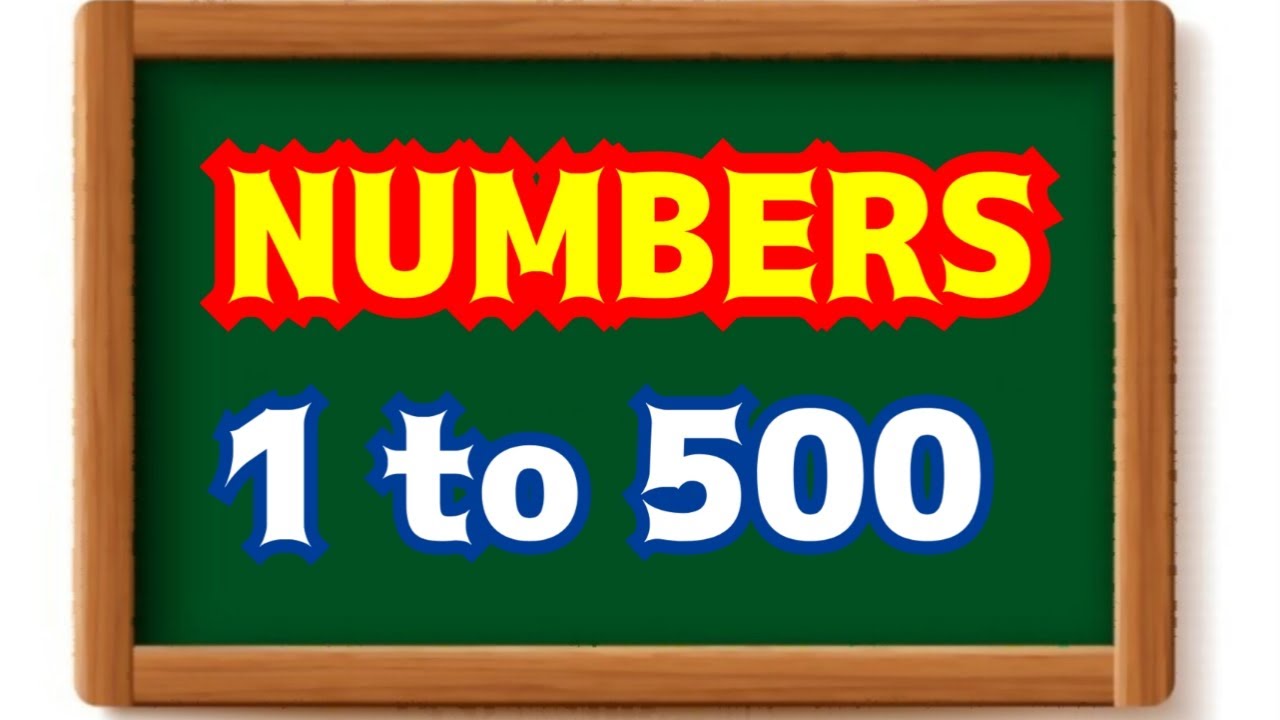 Learn Numbers 1 to 500 _ Counting from 1 to 500 _ Baby Learning India ...
