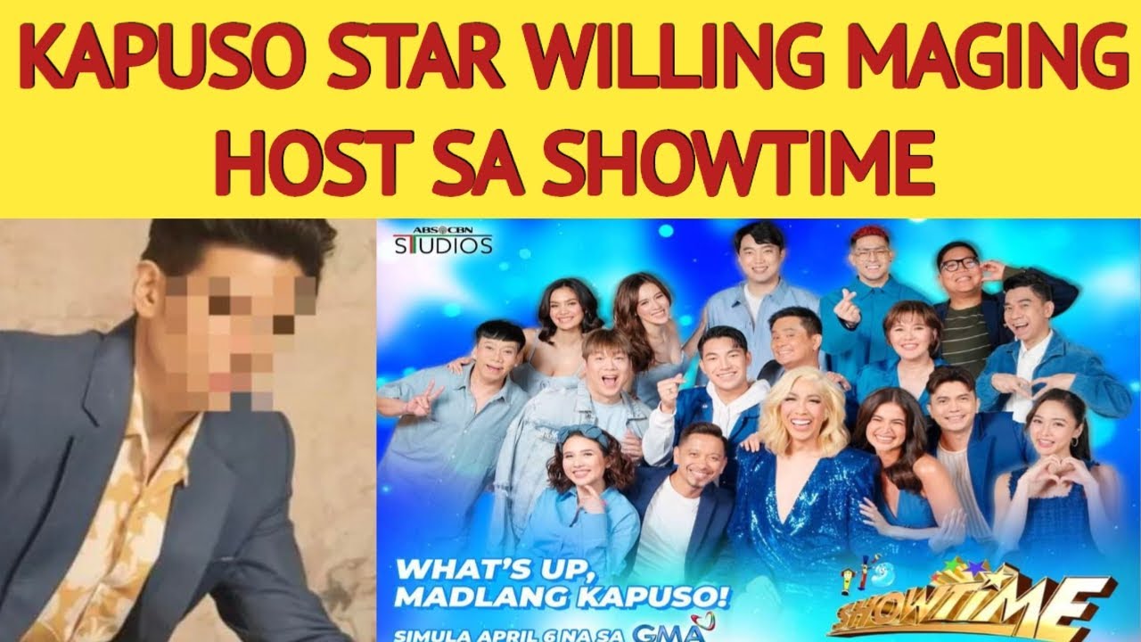 KAPUSO AKTOR WILLING UMANO MAGING HOST SA ITS SHOWTIME! - YouTube