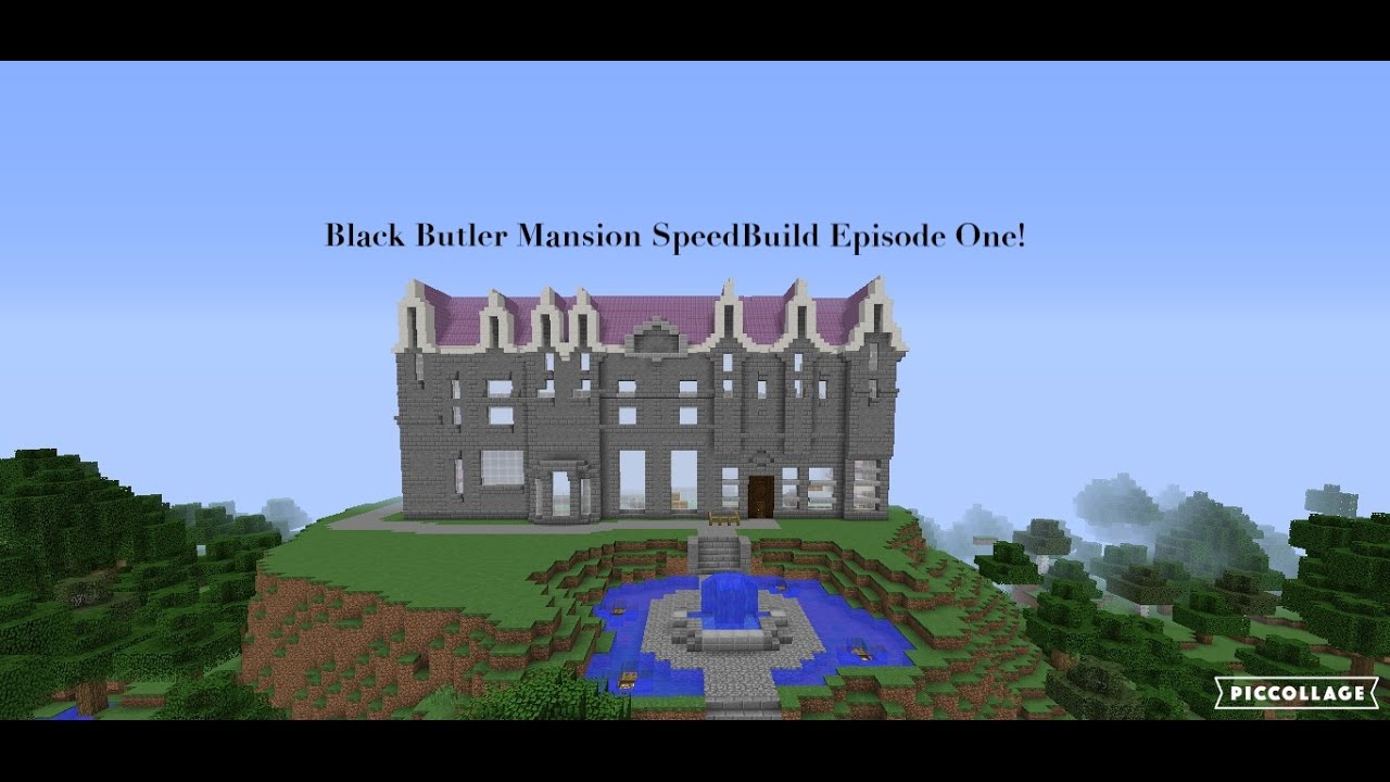 BLACK BUTLER MANSION| SpeedBuild| SenpaiLand - YouTube