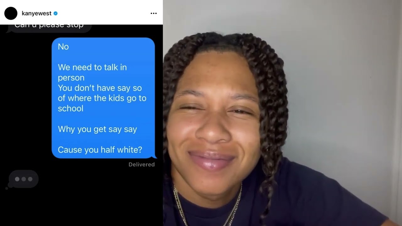 Kanye West And Kim Kardashian Text Messages - YouTube