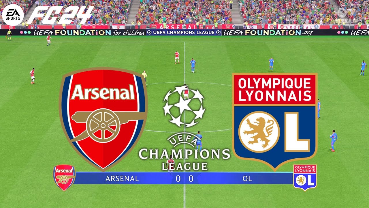 FC 24 | Arsenal vs Lyon - UCL UEFA Champions League - PS5™ Gameplay ...