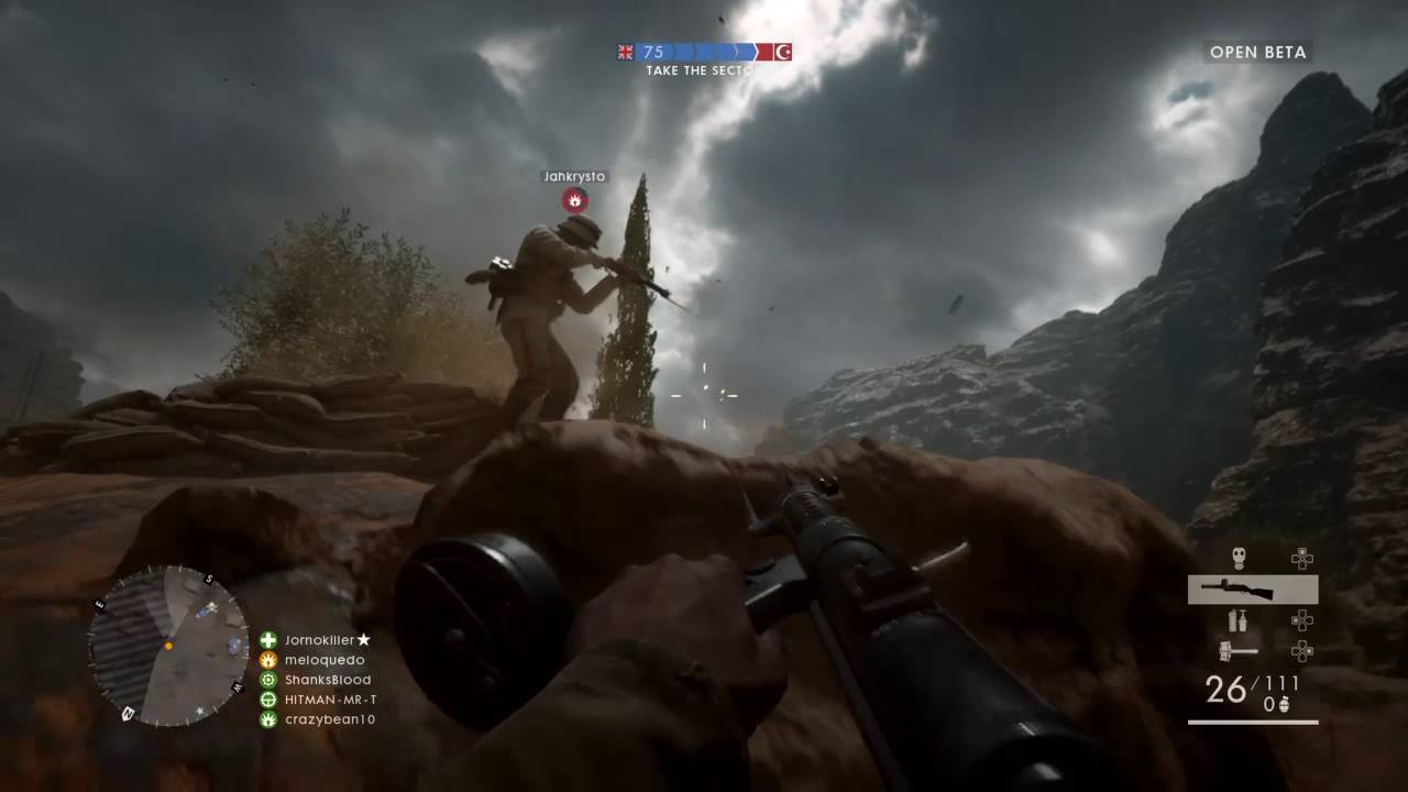 Battlefield 1 open beta first position!!!! - YouTube
