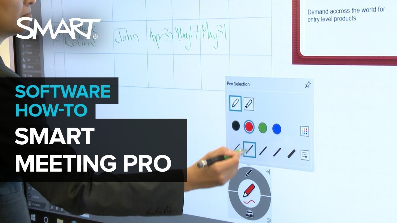 Using SMART Meeting Pro software on your SMART Board 7000 Pro series ...