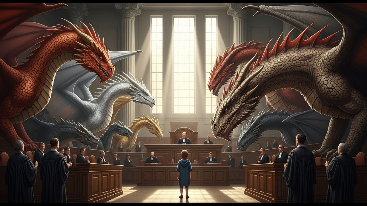 When a Human Girl Asked the Dragon-Judge for Food — What He Did Blew ...