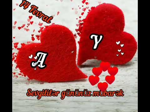 A💖Y hərfinə uyğun sevgi vidyosu 14 fevral sevgililər günü üçün video