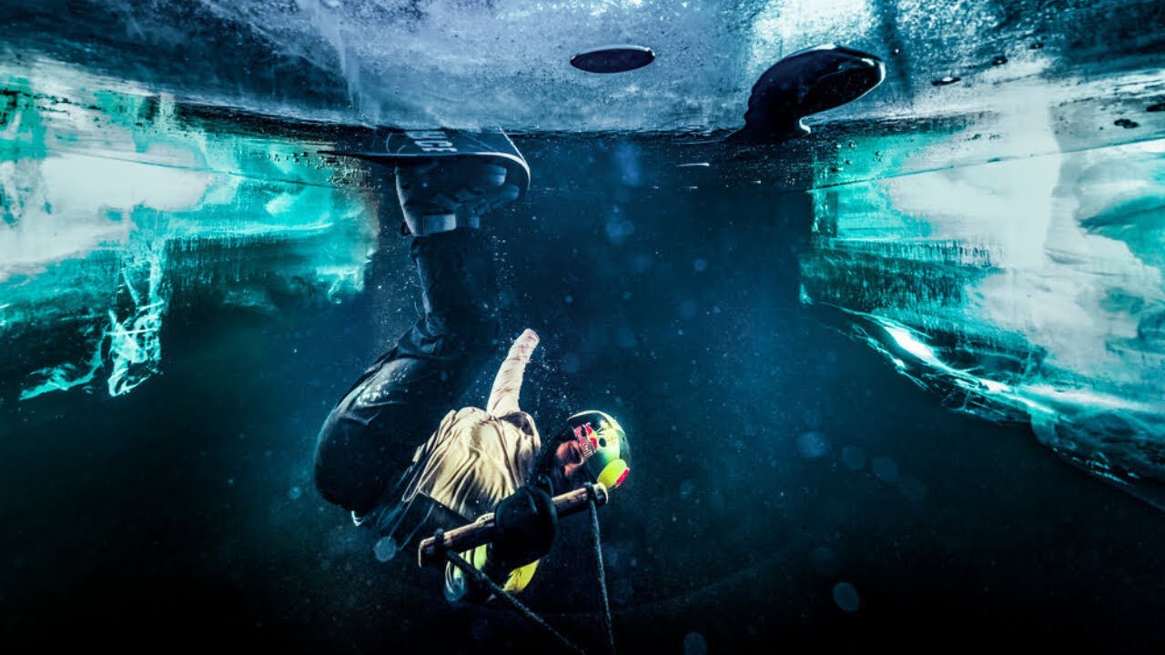 Wakeboarding ice men conquer arctic temperatures to ride on obstacle ...