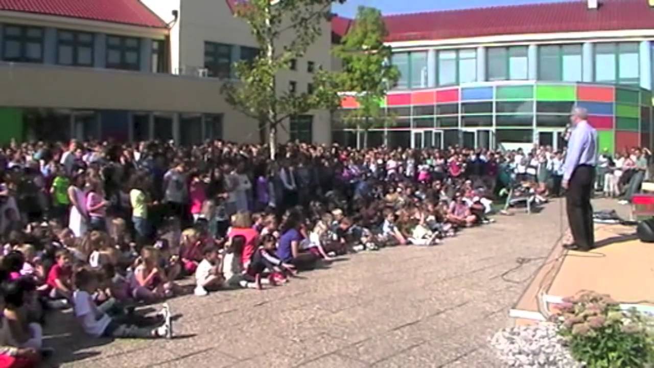 All-School Gathering First Day 2013-14 - YouTube