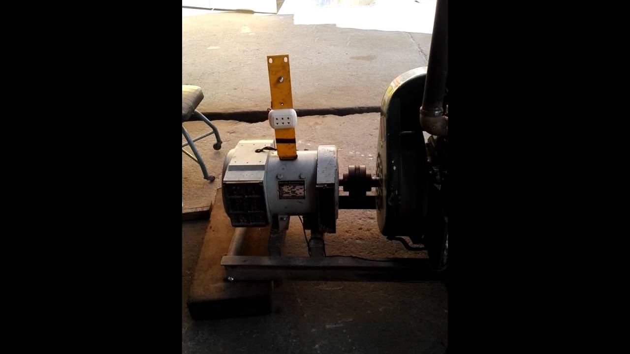 Motor Petter PH2 con generador de luz. - YouTube