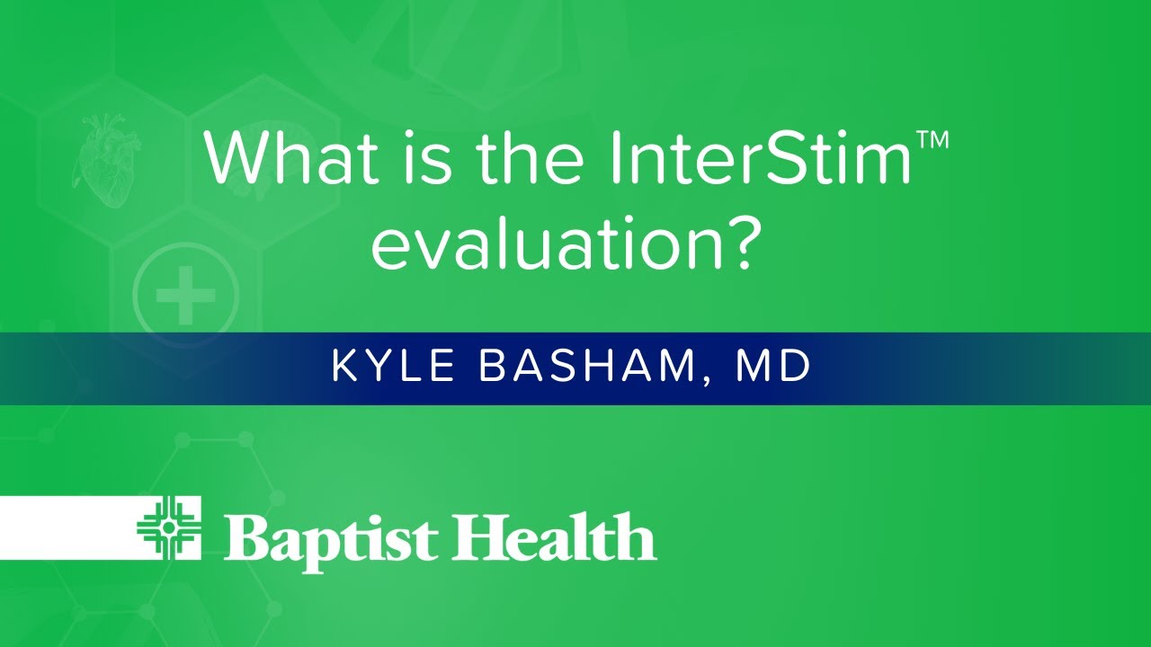 Overactive Bladder: What is the InterStim™ evaluation? - YouTube