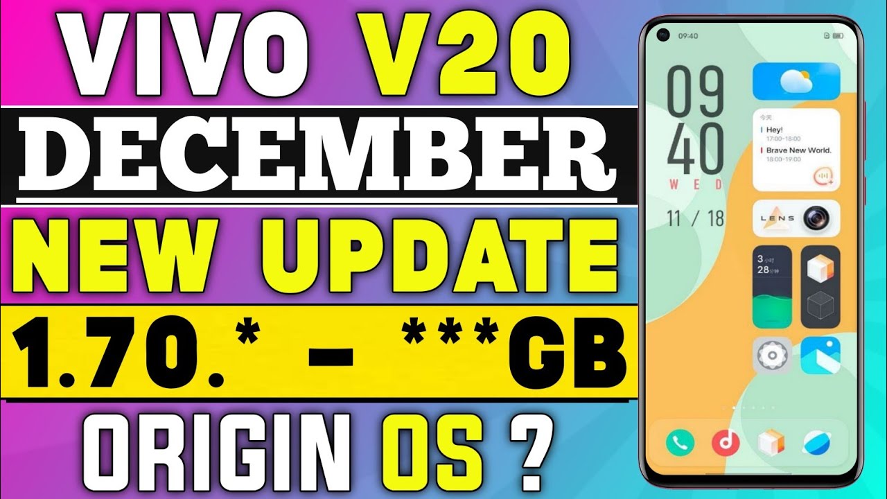 vivo v20 new update 🔥| vivo v20 update | vivo origin os update | vivo ...