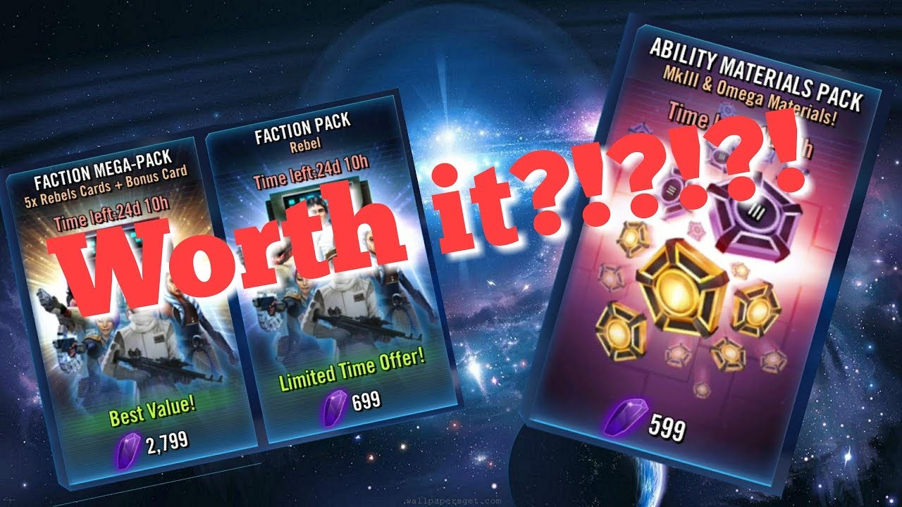 Worth It Series: Faction Pack and Abilities Materials Pack star wars ...