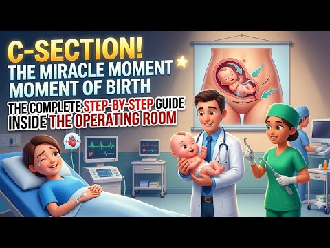 C-Section Surgery Step by Step | full Cesarean Delivery Process Explained | Baby Birth Surgery