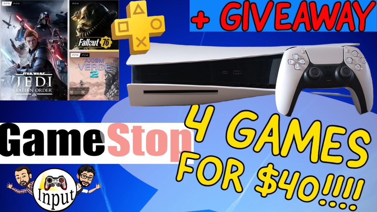 PlayStation Warning + plus free games + 4 games for $40 at Gamestop ...
