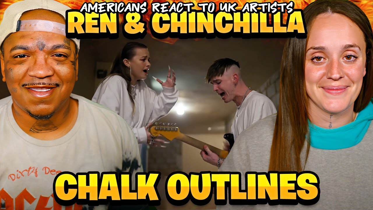 🔥 Americans React to Ren & Chinchilla - "CHALK OUTLINES" - YouTube