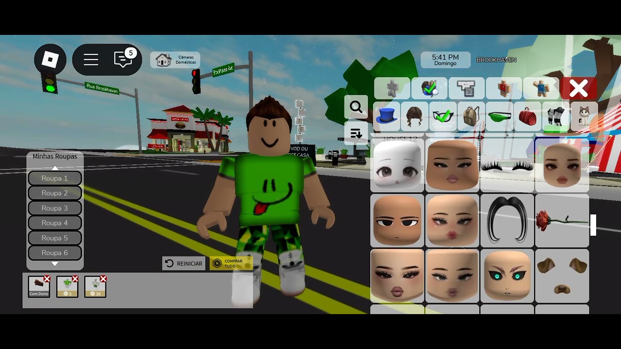 Jogando roblox só de uma cor verde💚 - YouTube