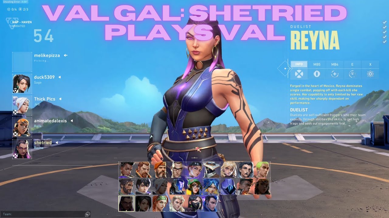 VAL GAL: SHETRIED PLAYS VAL #valorant - YouTube