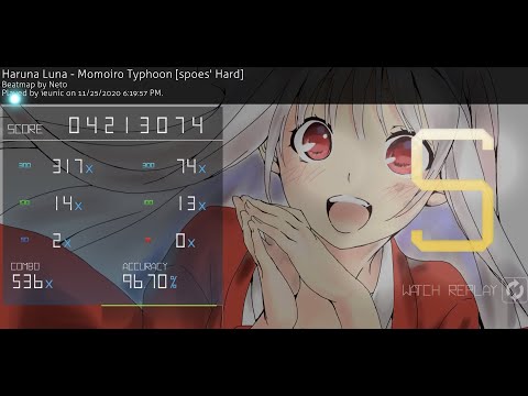[Osu!] Momoiro Typhoon - Hard