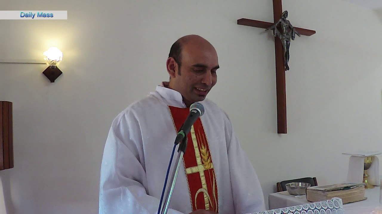 Daily Mass in English- 24 January- Fr. Merwin D'Souza sj, Jesuit House - Panjim - YouTube