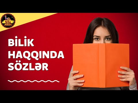 Bilik haqqında mənalı sözlər