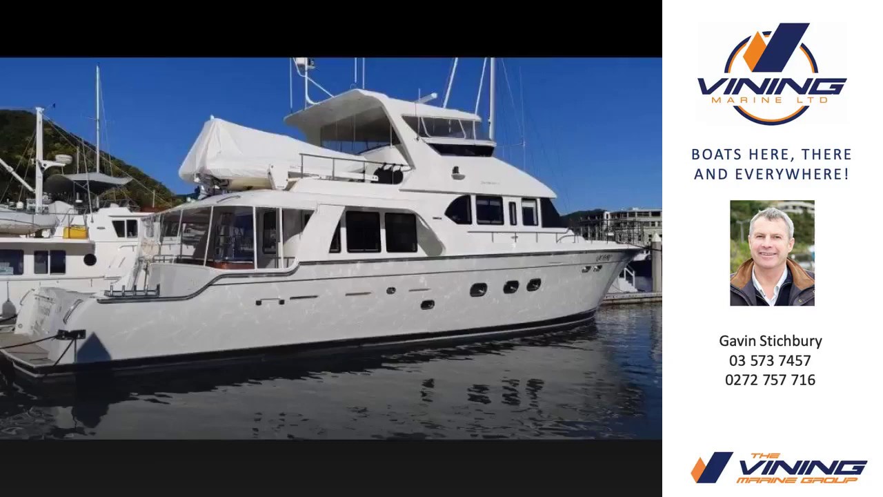 For Sale - Cheoy Lee Pilothouse 75 - YouTube