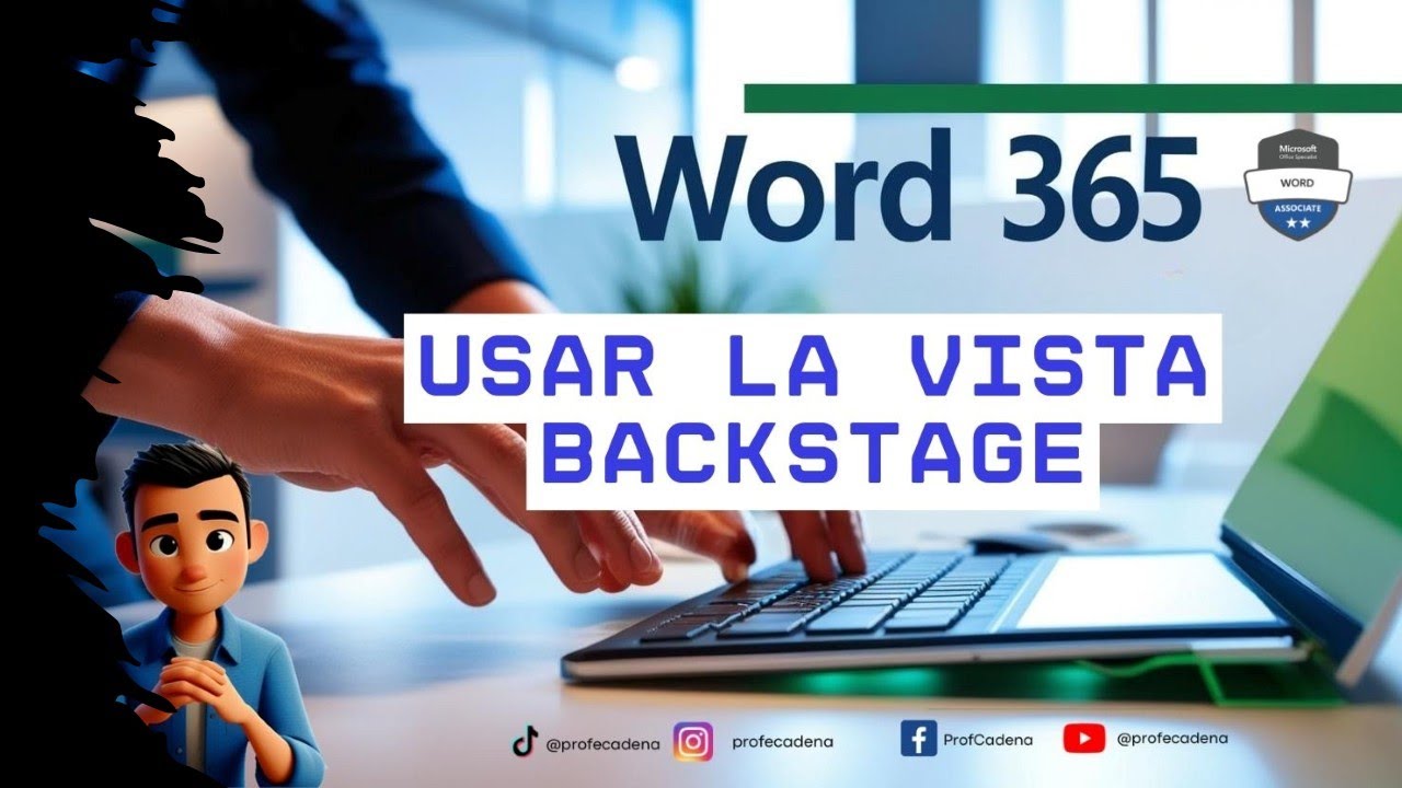 Curso de Word 365 desde Cero: Vista Backstage – Explora el menú Archivo ...