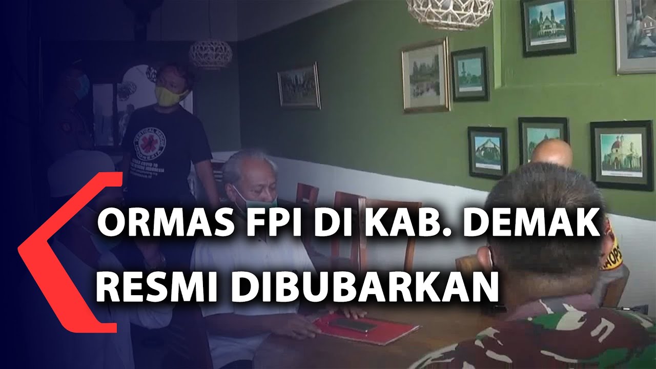 Ormas FPI di Kabupaten Demak Resmi Dibubarkan - YouTube