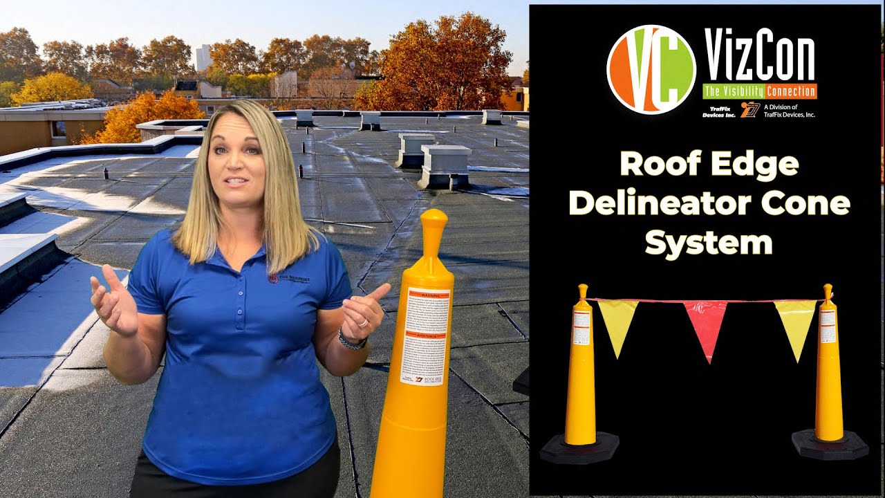 Two Minute Tuesday: Vizcon Roof Edge Delineator Cone System - YouTube