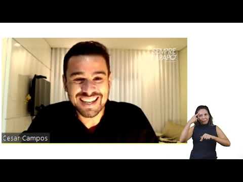 #SempreUmPapoEmCasa, de Araxá, recebe Cesar Campos e Carlos Herculano Lopes - Com acessibilidade
