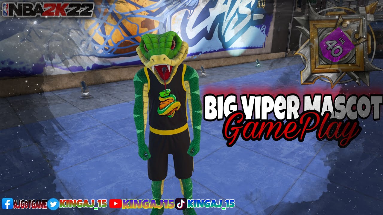 NBA 2K22 Mascot South City Viper Gameplay - YouTube