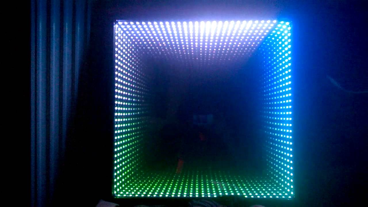 My new adressable led infinity mirror - YouTube