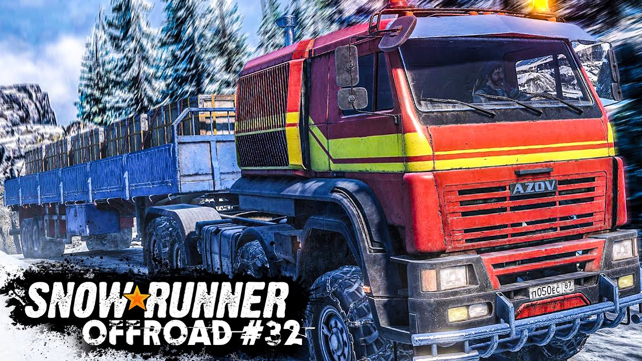 SNOWRUNNER #32: Russische POWERTRUCKS in Alaska | OFFROAD Simulation ...