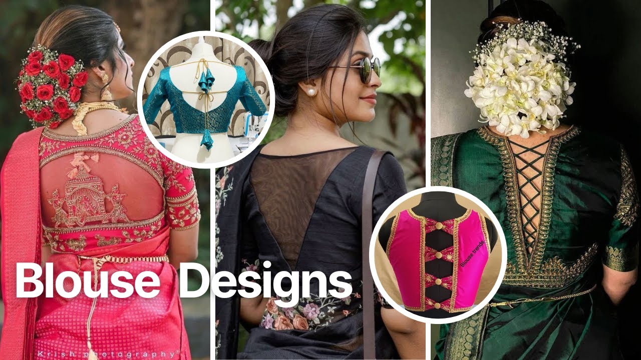 Top Stylish Blouse Back Neck Designs 2025 | New Model Blouse Back Gala ...