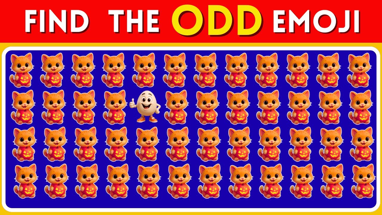 Halloween Odd One Out Challenge! 👻🧠 Can You Spot the Difference ...