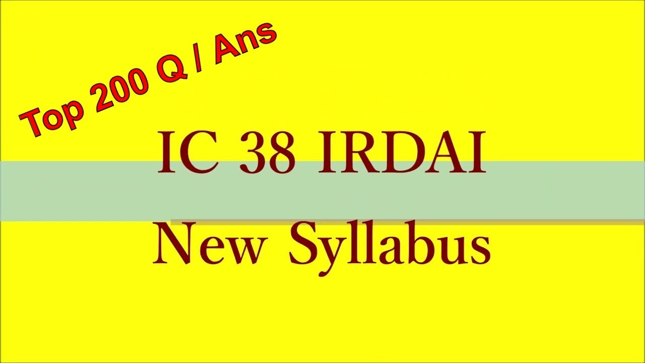 HOW TO PASS IC38 LIFE INSURANCE EXAM ! TOP 200 INSURANCE EXAM QUESTIONS ...