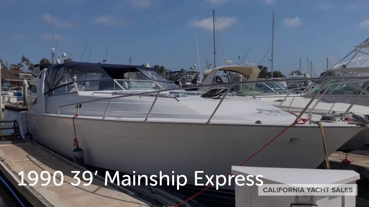 1990 39’ Mainship Mediterranean Express - YouTube